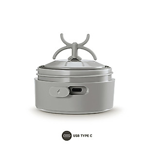 VOLTRX Protein Shaker Bottle, Merger USB C Rechargeable Electric Protein Shake Mixer, Shaker Cups for Protein Shakes and Meal Replacement Shakes, BPA Free, 24oz