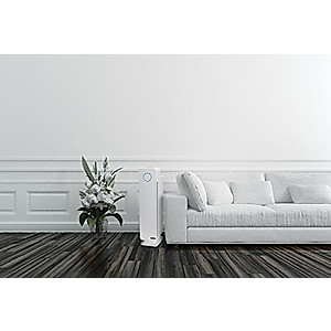 GermGuardian Air Purifier for Home, Large Rooms, H13 HEPA Filter, Removes Dust, Allergens, Smoke, Pollen, Odors, Mold, UV-C Light Helps Reduce Germs, 28 Inch, White, AC5350W