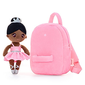 Gloveleya Toddler Backpack Kids Backpack with soft ballerina baby doll Age 2+