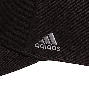 adidas Women's Structured Adjustable Fit Hat, Black/Grey/White, One Size
