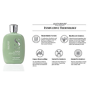 ALFAPARF MILANO Semi di Lino Scalp Renew Sulfate Free Shampoo for Thinning Hair - Scalp Revitalizing Shampoo for Color Treated Hair - Regains Balance, Strength & Body with 5 Unique Complexes (8.45oz)