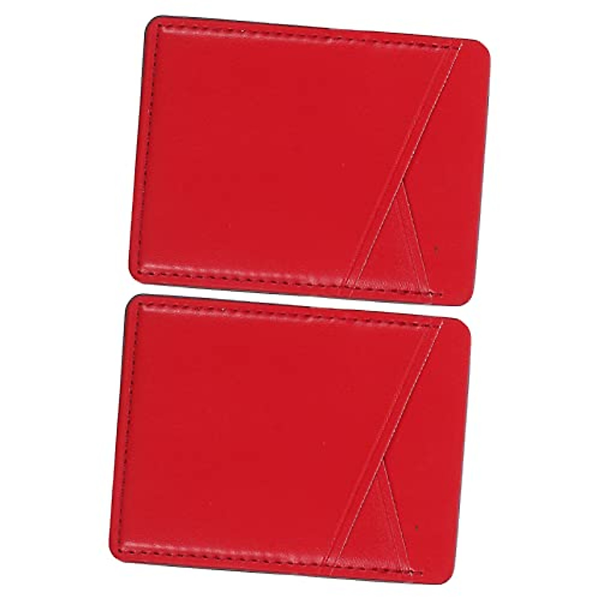 UKCOCO 6 Pcs Mobile Phone Sticker Card Case Holder for Cellphones Card Case Wallet Cellphone Holder Phone Card Holder Stick on Phone Case Elastic Wallet Stick on Card Holder for Phone Pu