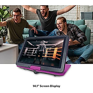 Core Innovations CPD144PR Portable DVD Player - 14.1" Display - 1280 x 800 - Purple