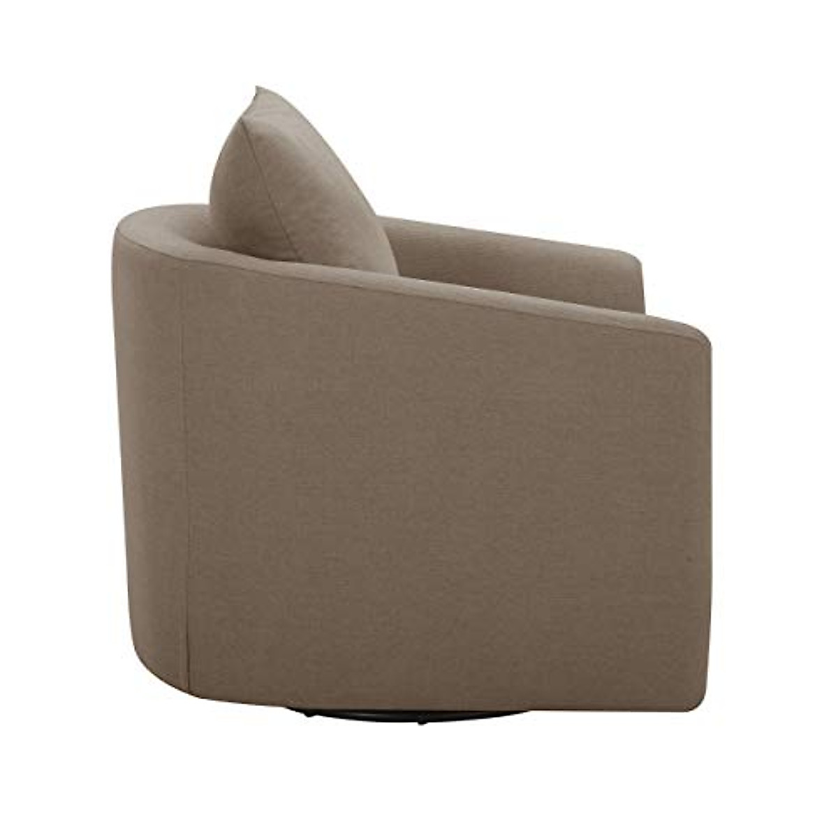 Amazon Brand – Stone & Beam Elisabet Upholstered Swivel Chair, 33.5"W, Slate