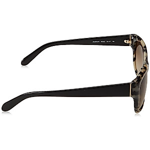 Kate Spade New York Women's Johanna Rectangular Sunglasses, Havana Black, 27 mm