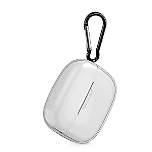 kwmobile Earphones Case Compatible with JBL Tune 230 NC TWS / T230NC - Crystal TPU Two-Part Earbuds Case - Transparent