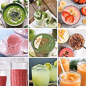 Hotsch Portable Blender USB Rechargeable, New version, Blue and Green Bundle