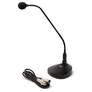 Tascam TM-95GN Desktop Gooseneck Condenser Microphone Black