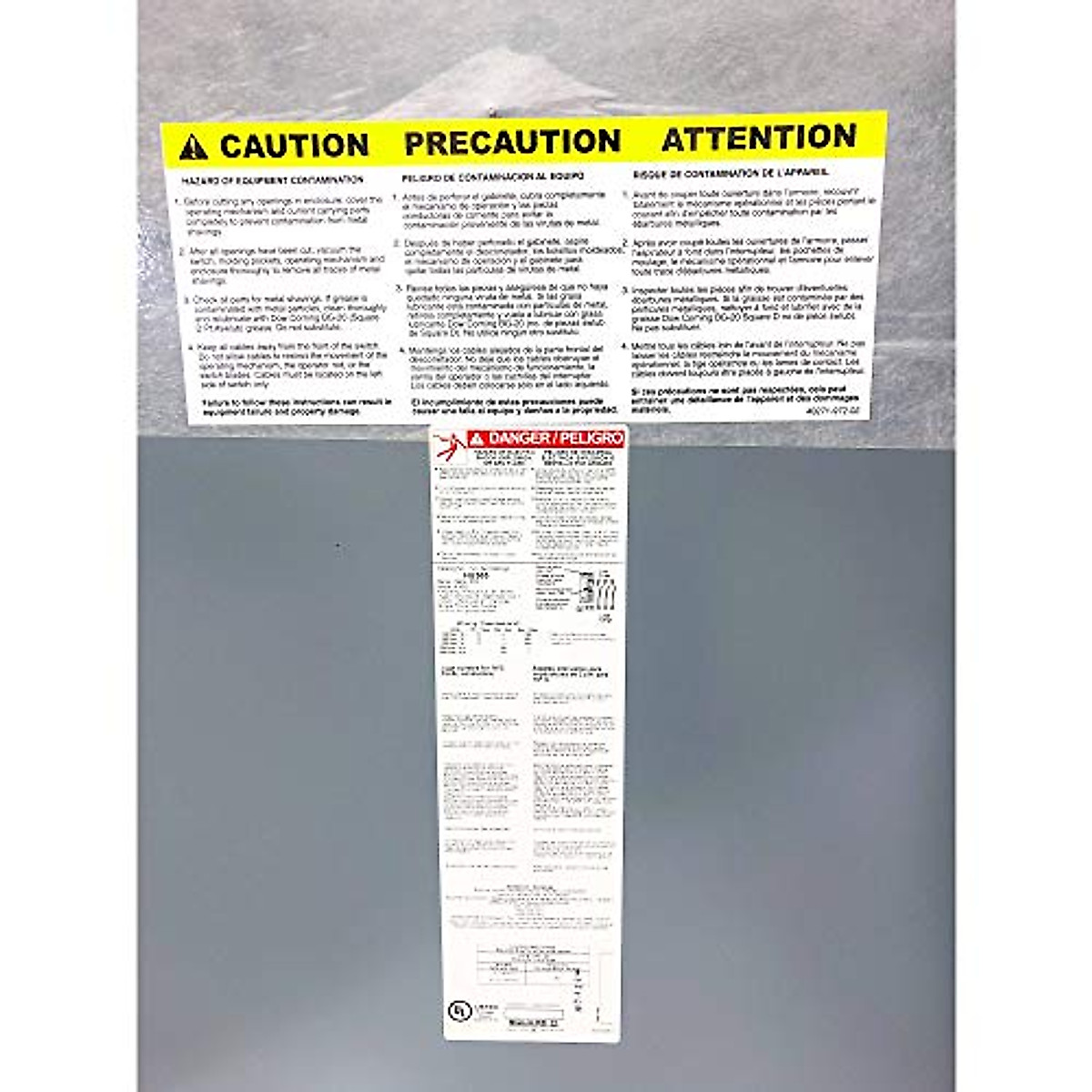 SCHNEIDER ELECTRIC 600-Volt 400-Amp 3-Point Nema-1 HU365 Switch Not Fusible Hd 600V 400A 3P Nema1