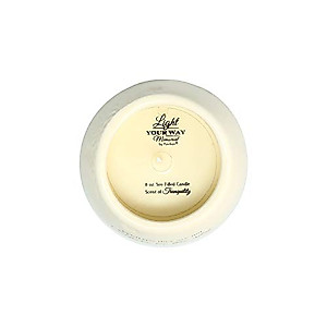 Pavilion Gift Company Light Your Way Memorial 19179 in Memory of Mother Ceramic Soy Wax Candle, White, 8 oz