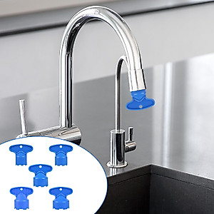 5 PCS Faucet Aerator Key Removal Wrench Tool Replacement Cache Aerators Removal Tool with 5 Sizes M16.5, M18.5, M21.5, M22.5, M24, Faucet Aerator Removal Tool for Bathroom Kitchen Sink