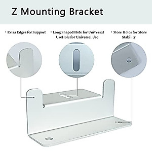 WHS-Solarlive Z Brackets Solar Panel Mounting, Lightweight Aluminum Corrosion Free Construction for RVs, Trailers, Boats and Other Off Gird Roof Installation, 16 Units per Set