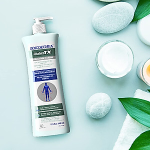 Goicoechea Diabet TX Body Lotion for Diabetic Dry Skin, Hydrating Diabetic Skin Cream for Women and Men, Diabetic Moisturizer for Hands, Legs, and Body, Extra Dry Skin Relief, 13.5 Oz