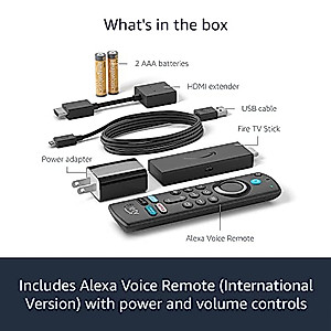 Fire TV Stick (International Version), HD streaming device, Alexa Voice Remote