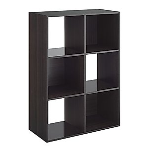 Whitmor 6 Cube Organizer, Espresso