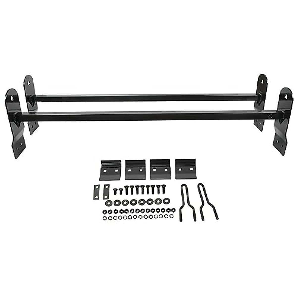 QYGCHUSIN Fits Ladder Roof Rack Rain Gutter Bars Steel Upper -432 FFEESVLRRRGCBN