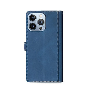 Fansipro Phone Cover Wallet Folio Case for Samsung Galaxy S9 Plus, Premium PU Leather Slim Fit Cover for Galaxy S9 Plus, 2 Card Slots, Easy Carry, Blue