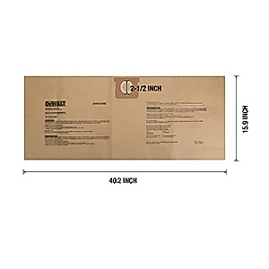 DEWALT DXVA19-4102 Dust Bag Fits for 12-16 Gallon Wet/Dry Vacuum Compatible with DXV12P DXV14P DXV16P DXV16PA DXV16S,3 Pack
