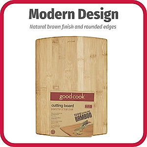 GoodCook Bamboo Cutting Board, 10-inch by 14-inch