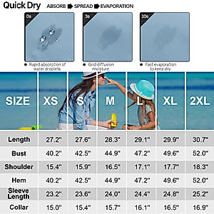 Women's UPF 50+ UV Sun Protection Safari Shirt, Long Sleeve Outdoor Cool Quick Dry Fishing Hiking Traveling Shirts (XL, White)