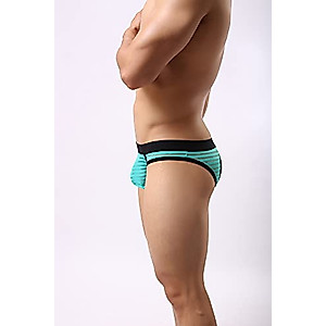 4UFIT Men's Sexy Jockstrap Athletic Supporters Underwear, Mesh Jockstraps for Men Green