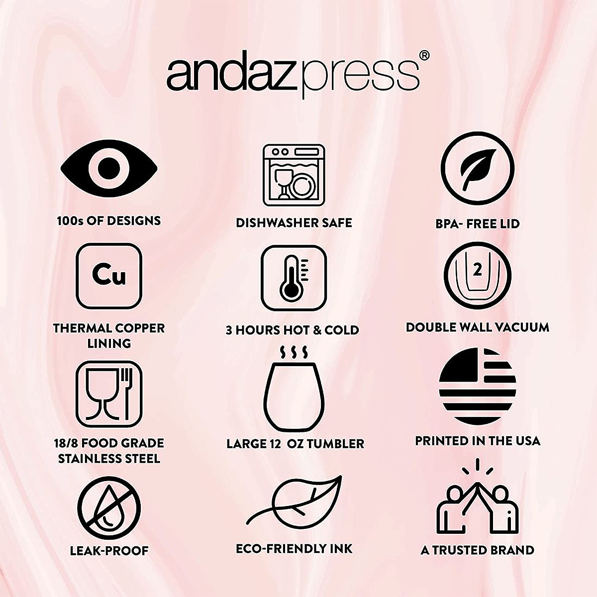 Andaz Press Funny Oh For Fox Sake Wine Tumbler with Lid 12 Oz Stemless Stainless Steel Insulated Tumbler Gift for Coworker Friend Birthday Christmas Gift Ideas