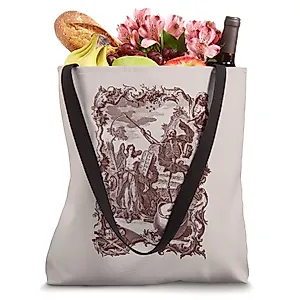 Memento Mori Skeleton Angel Death Goth Witchy Dark Academia Tote Bag