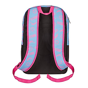 JINX Overwatch D.Va Splash Adult Backpack, Blue/Pink, 18"