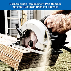 4pack N398321 Carbon Brushes for DEWALT DWP849 DWP849X DWP849X-B3 DWP849X-BR N398327 N103592 N088403 Power Tool Accessories