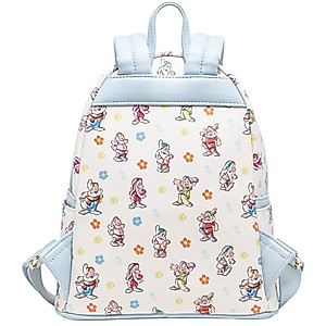 Loungefly Women's Disney Snow White and the Seven Dwarfs Blue Backpack