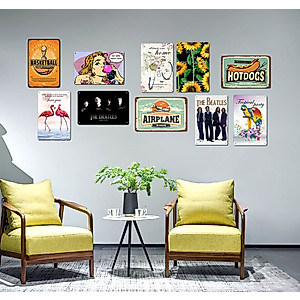 ORIMAMI The Beatles Metal Sign, 8 x 12 Inch, Wall Decor, Memorabilia and Gifts for Fans