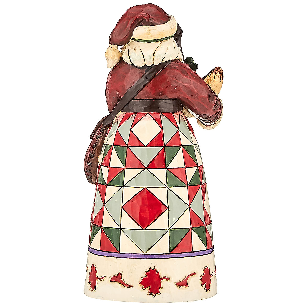 Enesco Jim Shore Heartwood Creek Canadian Santa Figurine, 7.25 Inch, Multicolor