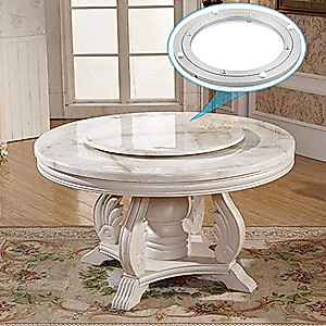 Dailydanny Aluminum Heavy Duty Lazy Susan Rotating Turntable Bearing Swivel Plate Hardware for Dining-Table (8 inch)