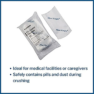 McKesson Pill Crusher Pouches, Single Use, Disposable, Clear, 50 Count, 20 Packs, 1000 Total, 50 Count, 20 Packs, 1000 Total