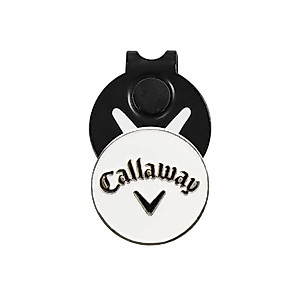 Callaway Golf Hat & Golf Accessories Gift Set with Hat Clip, Golf Ball Marker, Golf Club Brush & Plastic Golf Tees