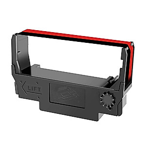 LxTek 30 Pack Compatible Ribbon Replacement for ERC-30, ERC 30 34 38 B/R Used with Epson ERC30 ERC34 ERC38 NK506 Printer (Black and Red) Tray