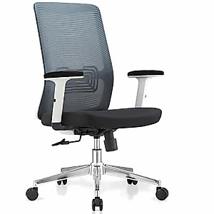 AAGUT Office Chair Armrest Replacement Arm Pads Caps Universal 4" Mounting Hole PU Office Chair Parts 1 Pair (Black, Set of 2) with Screws and Wrench