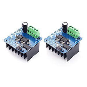 SEEU. AGAIN 2 Pack BTS7960B 43A Double DC Stepper Motor Driver Module H-Bridge PWM Smart Car Compatible with Pi
