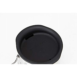 Snow Peak Unisex's Silicone LID for Double-Wall 450 Mug, Black