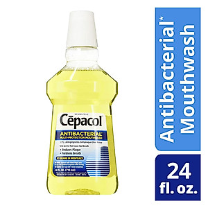 Cepacol Antibacterial Mouthwash and Gargle Gold 24 oz. (Pack of 6)