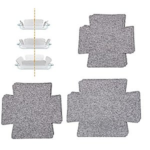 BOYAN Bakeware Protectors, Set of 9 and 3 Different Size, Pan Stacking Protectors/Dish Scratch Protector/Pan Separator Pads to Protect Square and Rectangular Cookware