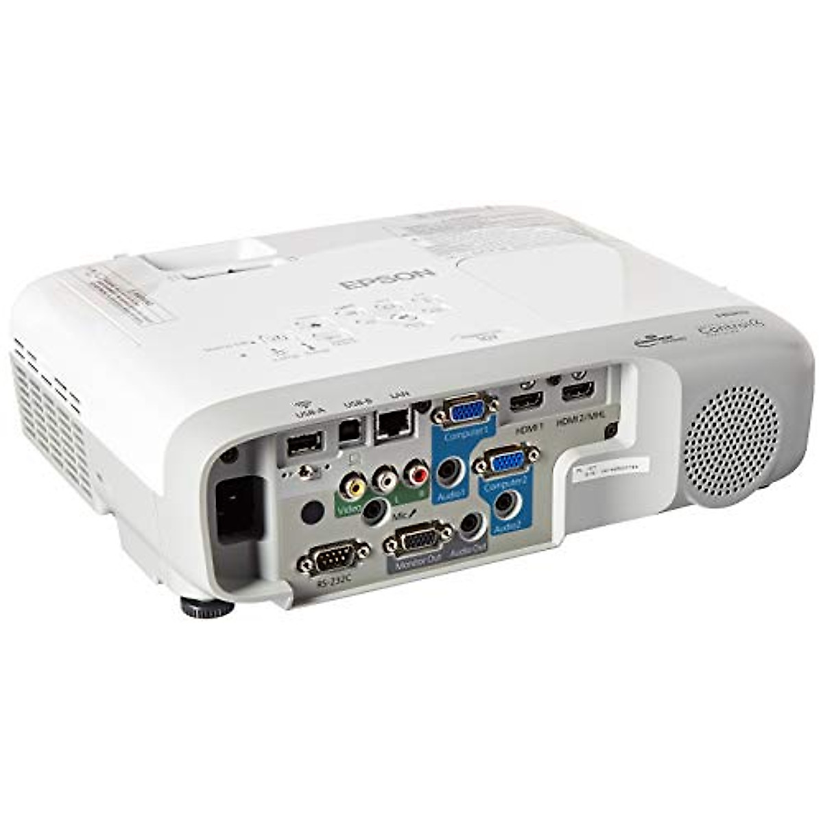 Epson PowerLite 107 LCD Projector - White, Gray