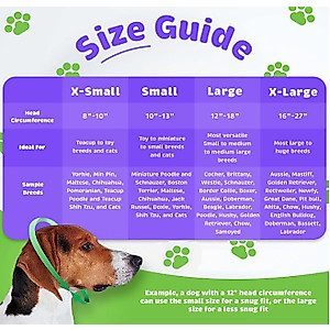 Happy Hoodie The Original Dog & Cat Calming Band, Anxiety Relief/Noise Protection-Grooming-Thunder-Fireworks (Large, Blue)