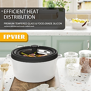 Microwave Splatter Cover, Vented Silicone and Glass Cover Splatter Guard Lid, Food Collapsible Plate Cover Lid with Easy Grip Handle, Anti-Splatter Lid Fits 6-7- 8-9 inch Plates & Bowls.