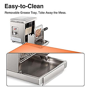 Portable Propane Camping Gas Grill, BBQ grill, 360°Mesh Wave, 8000 BTU small propane Grill with Non-Smoke Burner, Stainless Barbecue grill, Steak Grill with Temperature Probe Better for Indoor & Outdoor Use