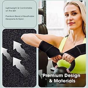 Dizywiee 2-Pack Wrist Compression Strap, Wrist Brace Sport Wrist Support for Fitness, Weightlifting, Tendonitis, Carpal Tunnel Arthritis, Pain Relief-Wear Anywhere Adjustable