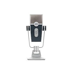 AKG Pro Audio Lyra Ultra-HD, Four Capsule, Multi-Capture Mode, USB-C Condenser Microphone for Recording and Streaming