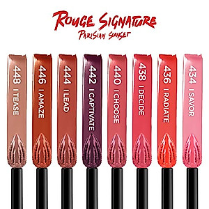 L'Oreal Paris Makeup Rouge Signature Matte Lip Stain, I Radiate 0.23 Ounce