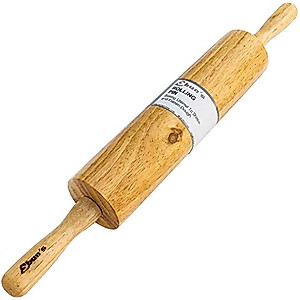 Ebuns Rolling Pin for Baking Pizza Dough, Pie & Cookie - Classic Essential Kitchen utensil tools gift ideas for bakers - Traditional Pins 10" inch Barrel