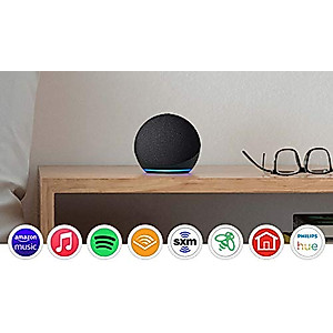 Certified Refurbished Echo Dot (4th Gen, 2020 release) | Smart speaker with Alexa | Charcoal
